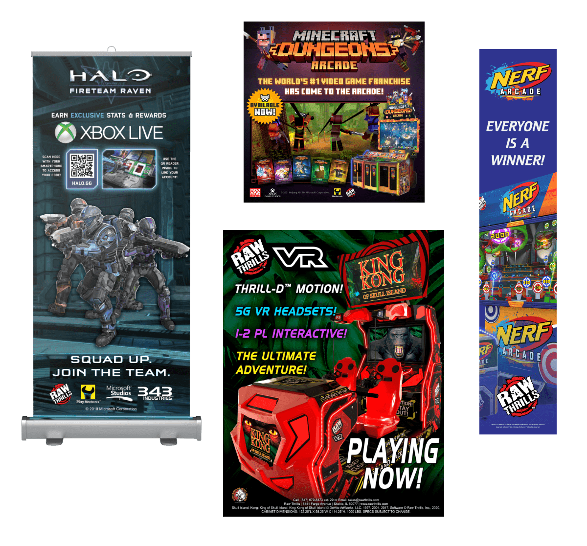 Promote Your Raw Thrills Games With Advertising Kits - Betson