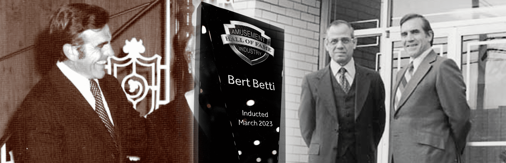Bert Betti inducted into AAMA’s Amusement Industry Hall of Fame
