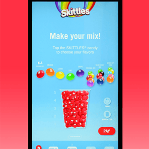 Skittles Remix Digital Kiosk / Vending Machine - Betson Enterprises
